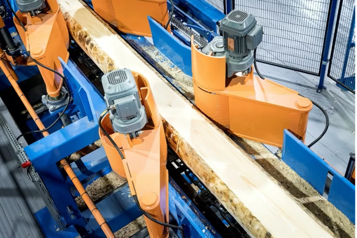 Norra Timber monitors band saws and reducers with online systems from SPM